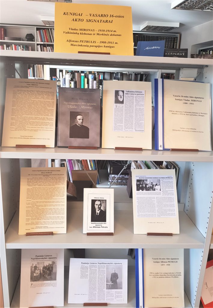 Vasario 16-osios Akto signatarai Vladas Mironas ir Alfonsas Petrulis ...